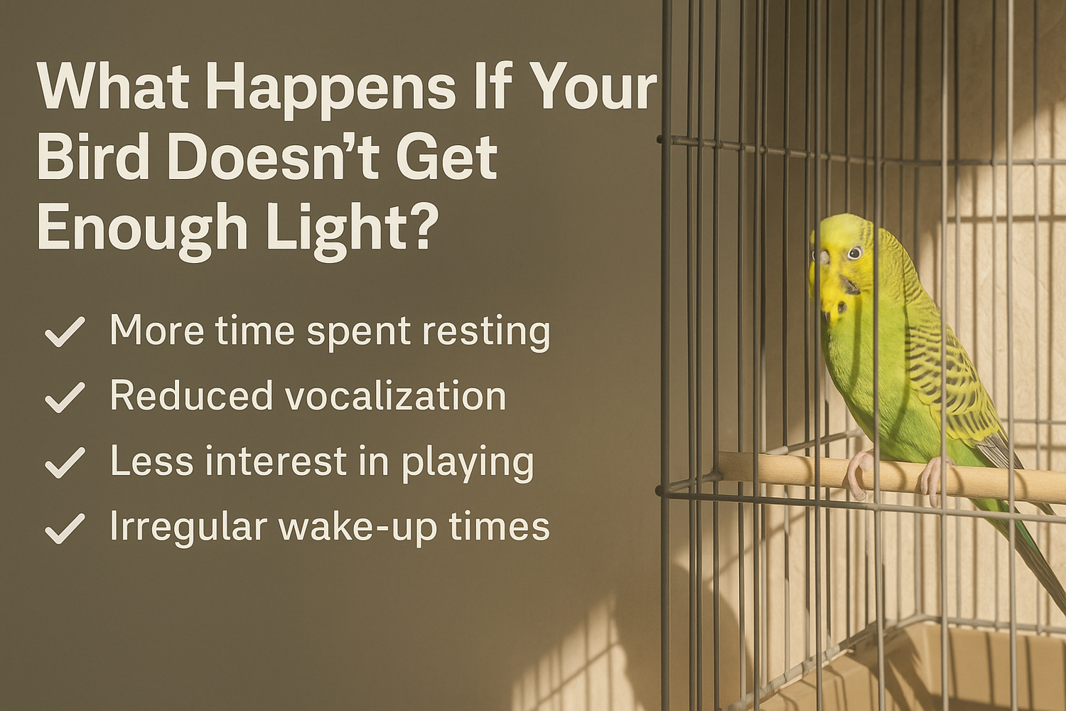 Bird Lighting Blog | Safe, Natural, UVB-Free Indoor Light for Birds – M ...