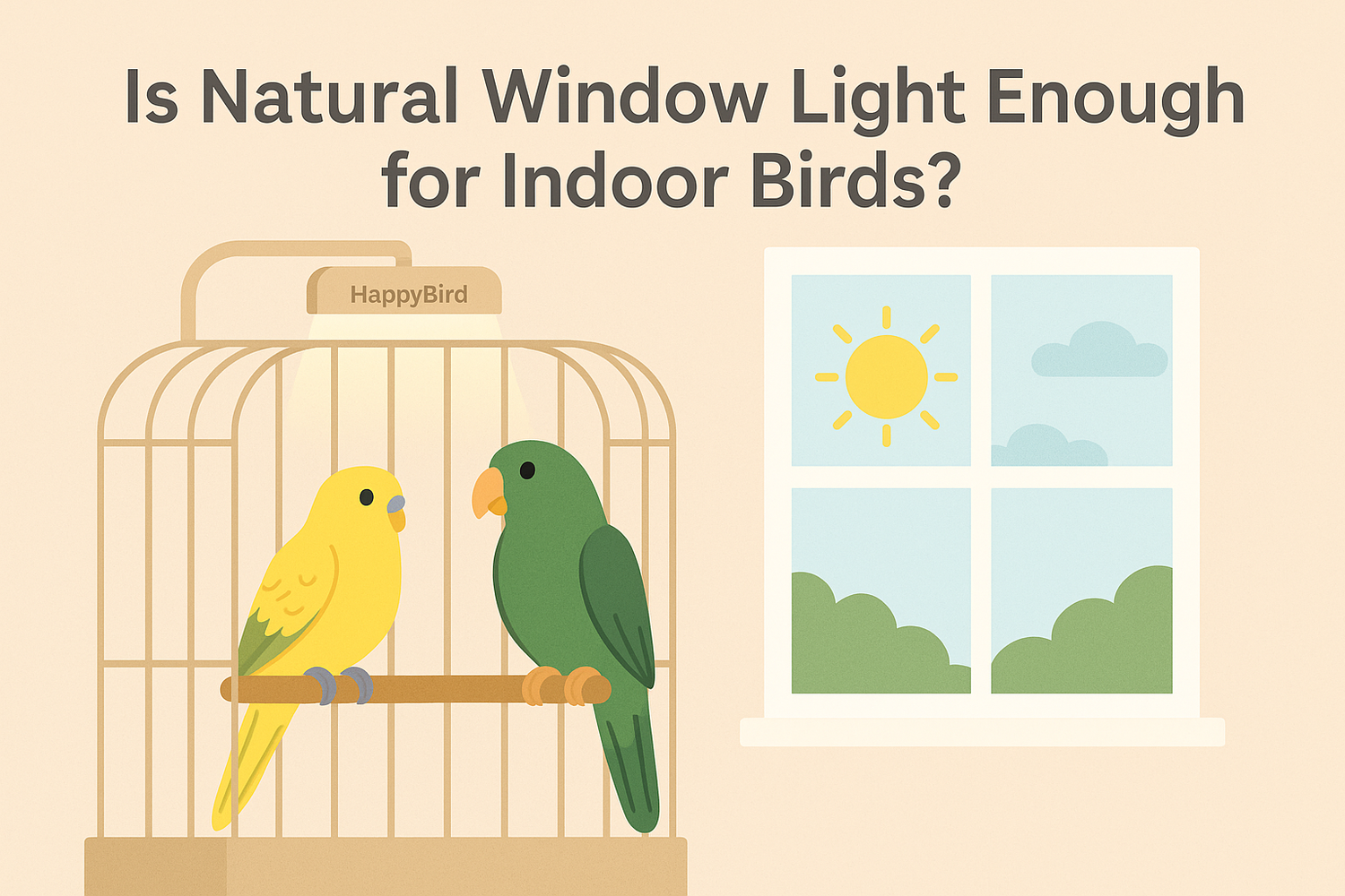 Bird Lighting Blog | Safe, Natural, UVB-Free Indoor Light for Birds – M ...